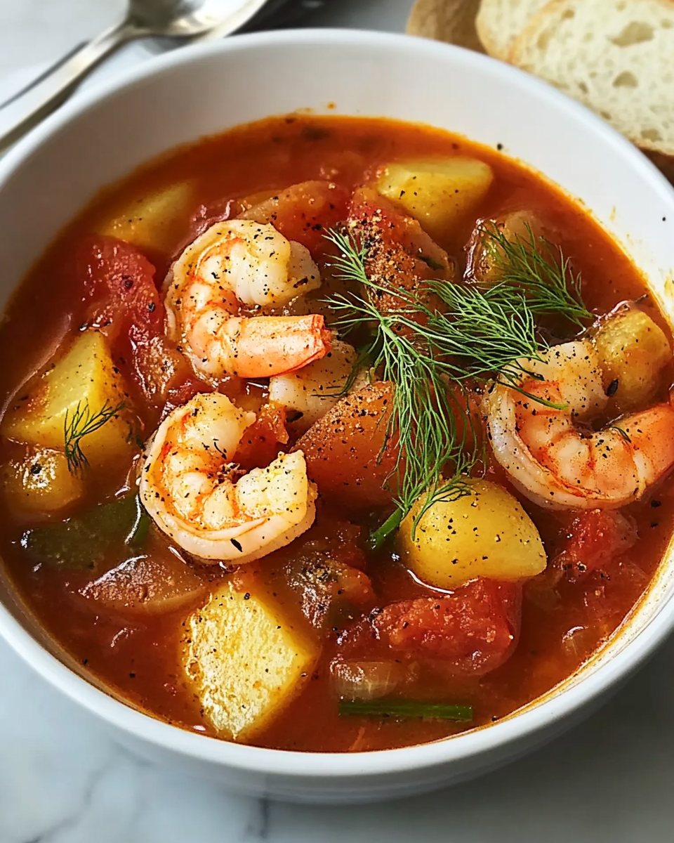 Hearty Cajun Shrimp and Sausage Stew