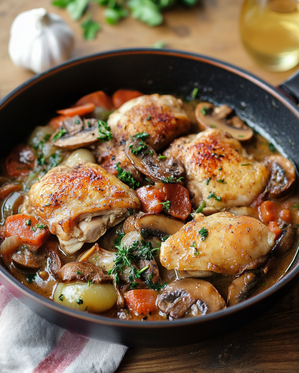 Rustic French Hunter’s Chicken Stew