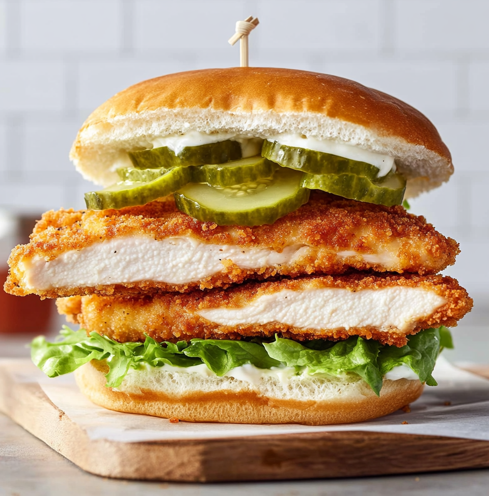 Crispy Chicken Schnitzel Sandwich