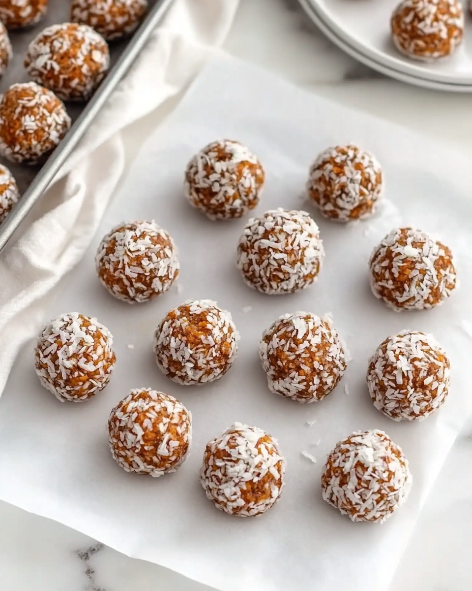 No-Bake Carrot Cake Energy Bites