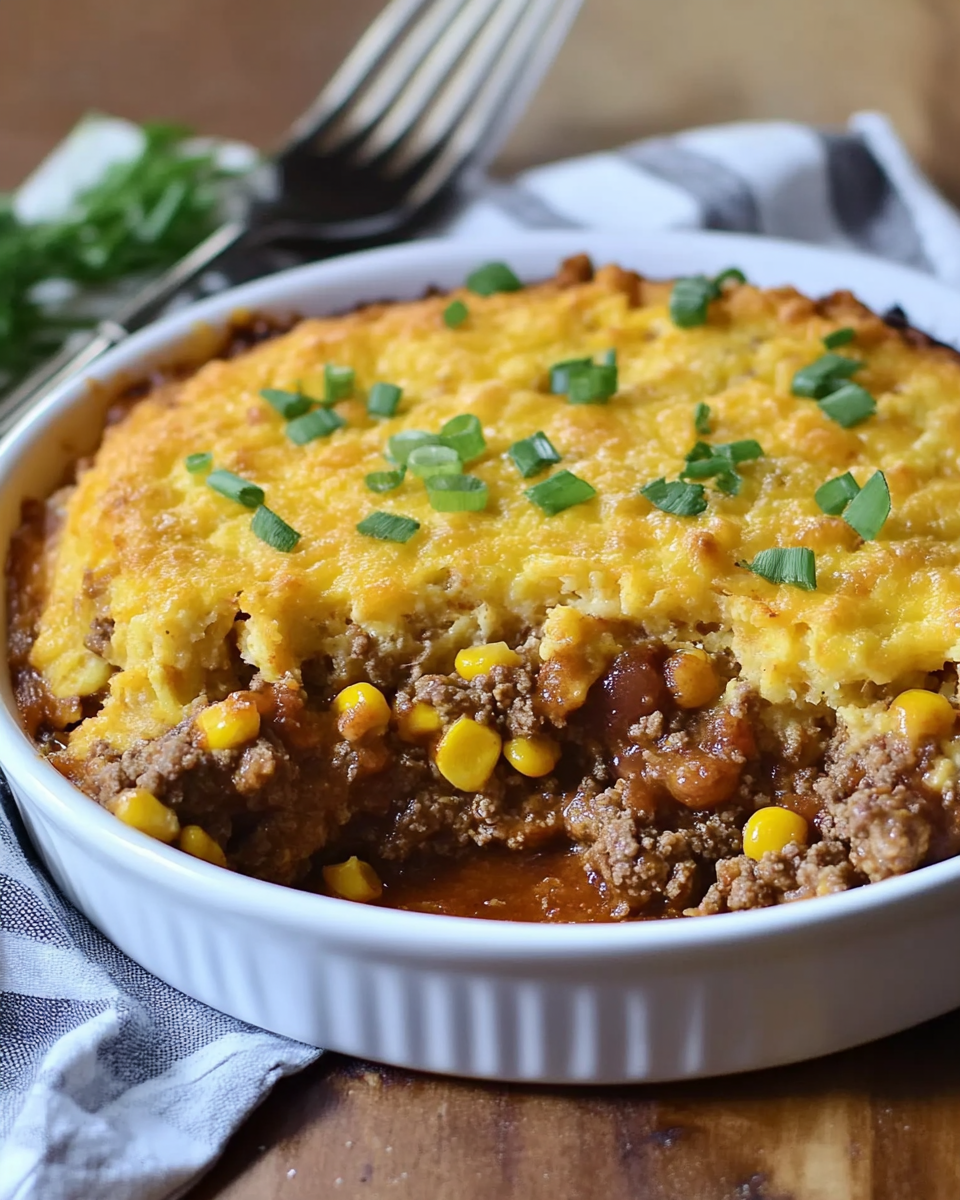 Savory Barbecue Beef Casserole with a Cheesy Twist