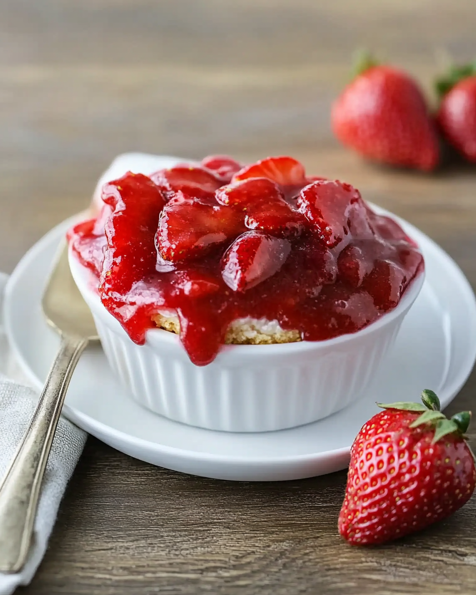Fresh and Sweet Strawberry Topping for Desserts