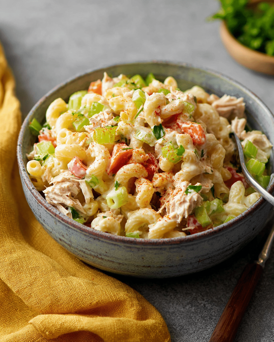 Creamy Tuna Macaroni Crunch Delight