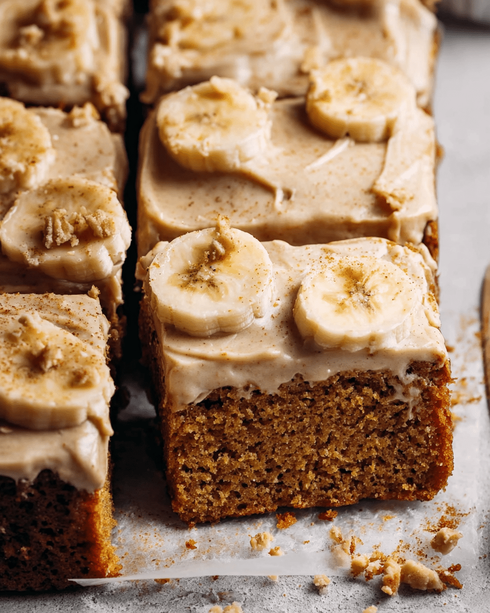 Irresistible Brown Butter Banana Bread Bars with Sweet Frosting