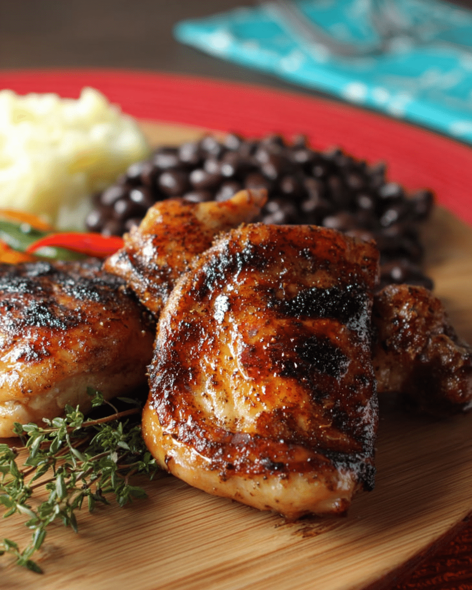 Caribbean-Style Jerk Chicken with a Crispy Baked Finish