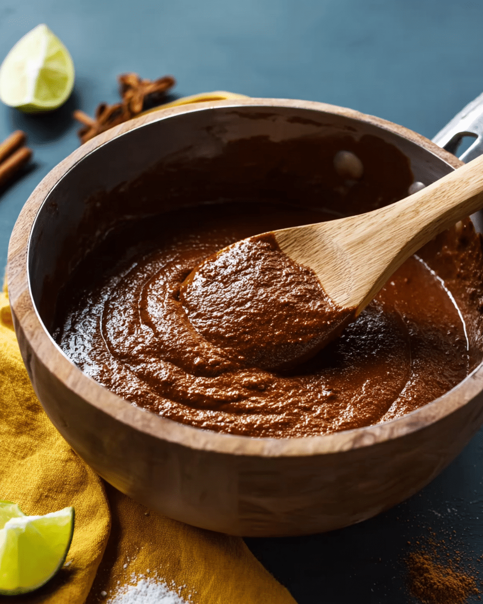Rich, Velvety Mole Sauce with Deep Flavors