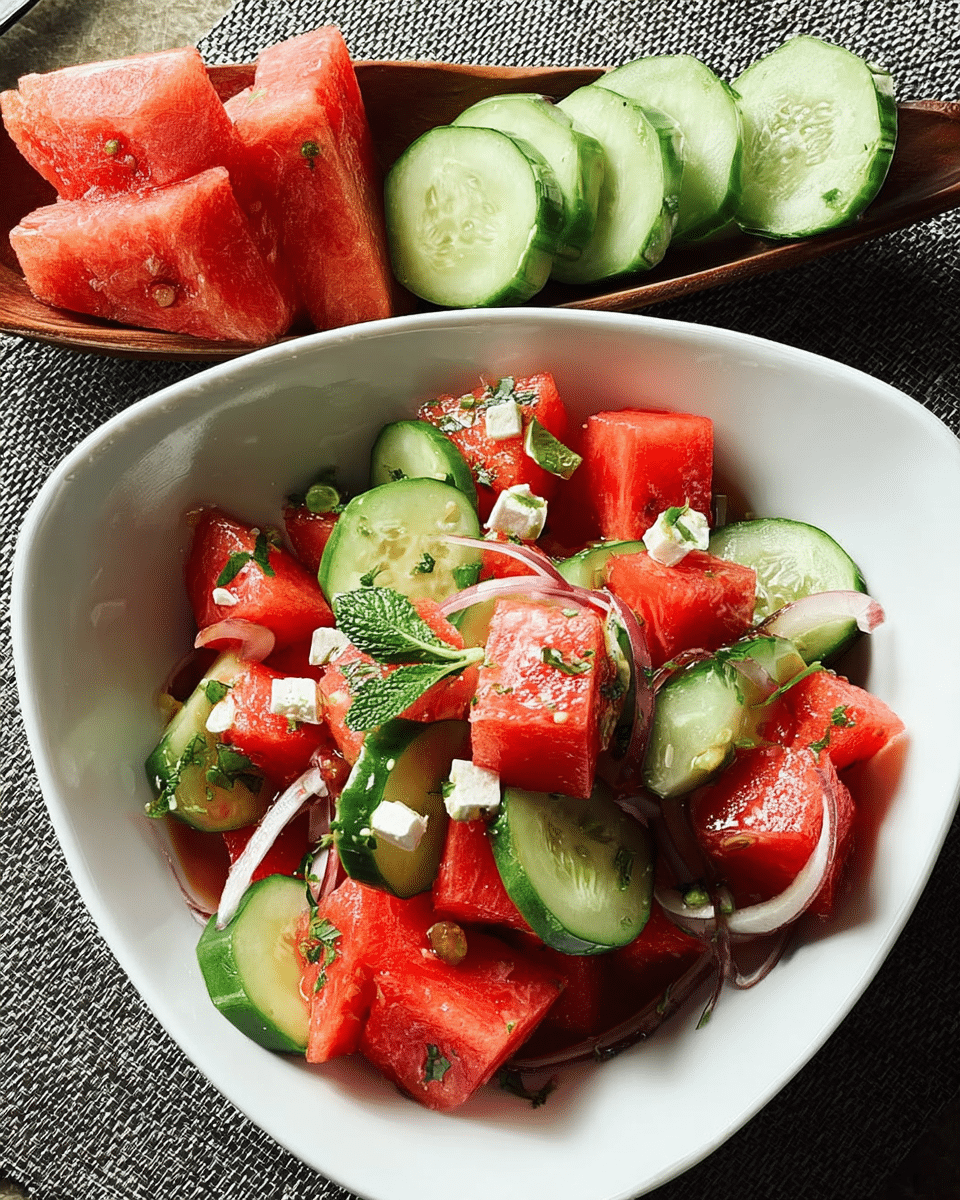 Cool & Crisp Cucumber-Watermelon Delight