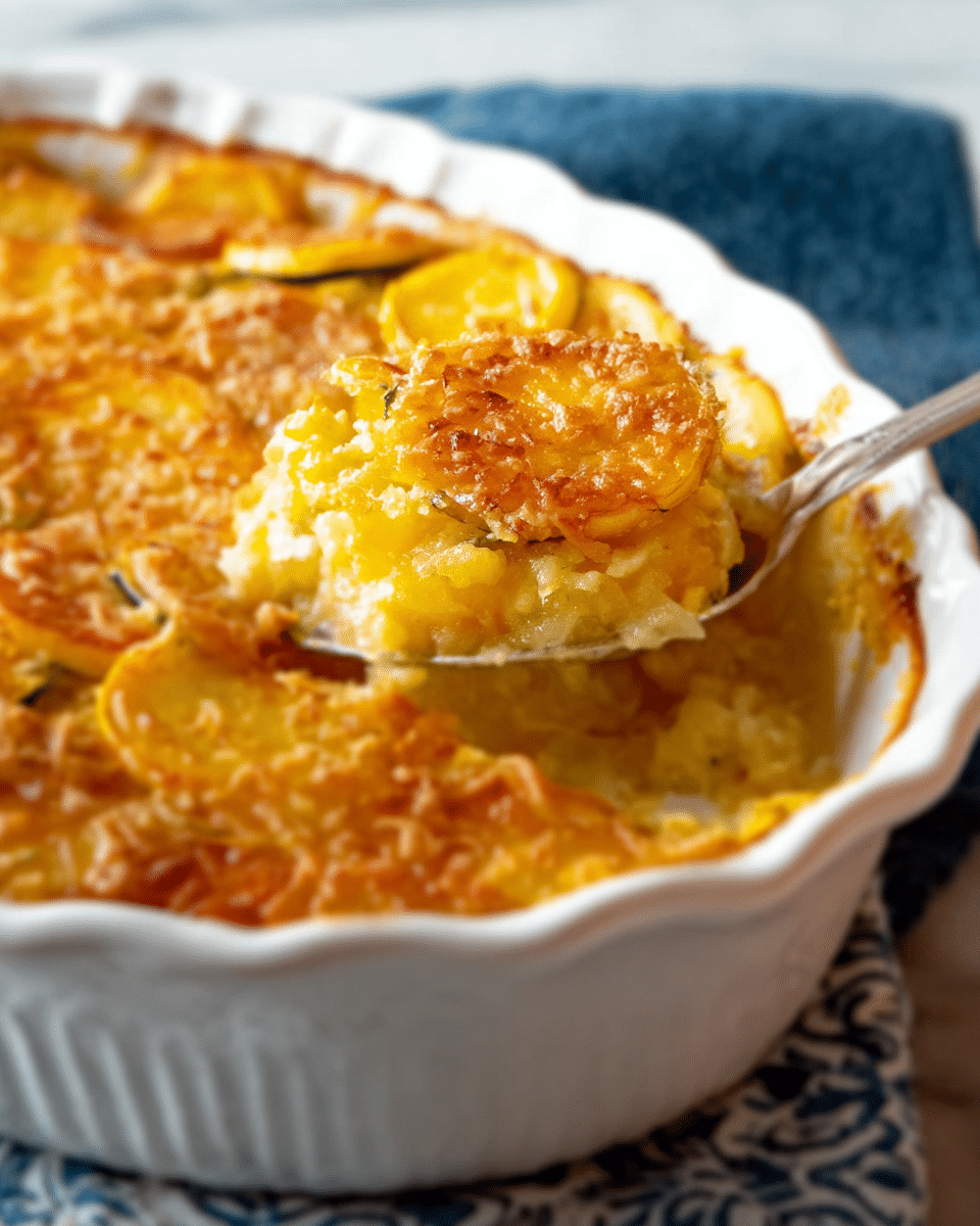 Creamy Southern Yellow Squash Bake