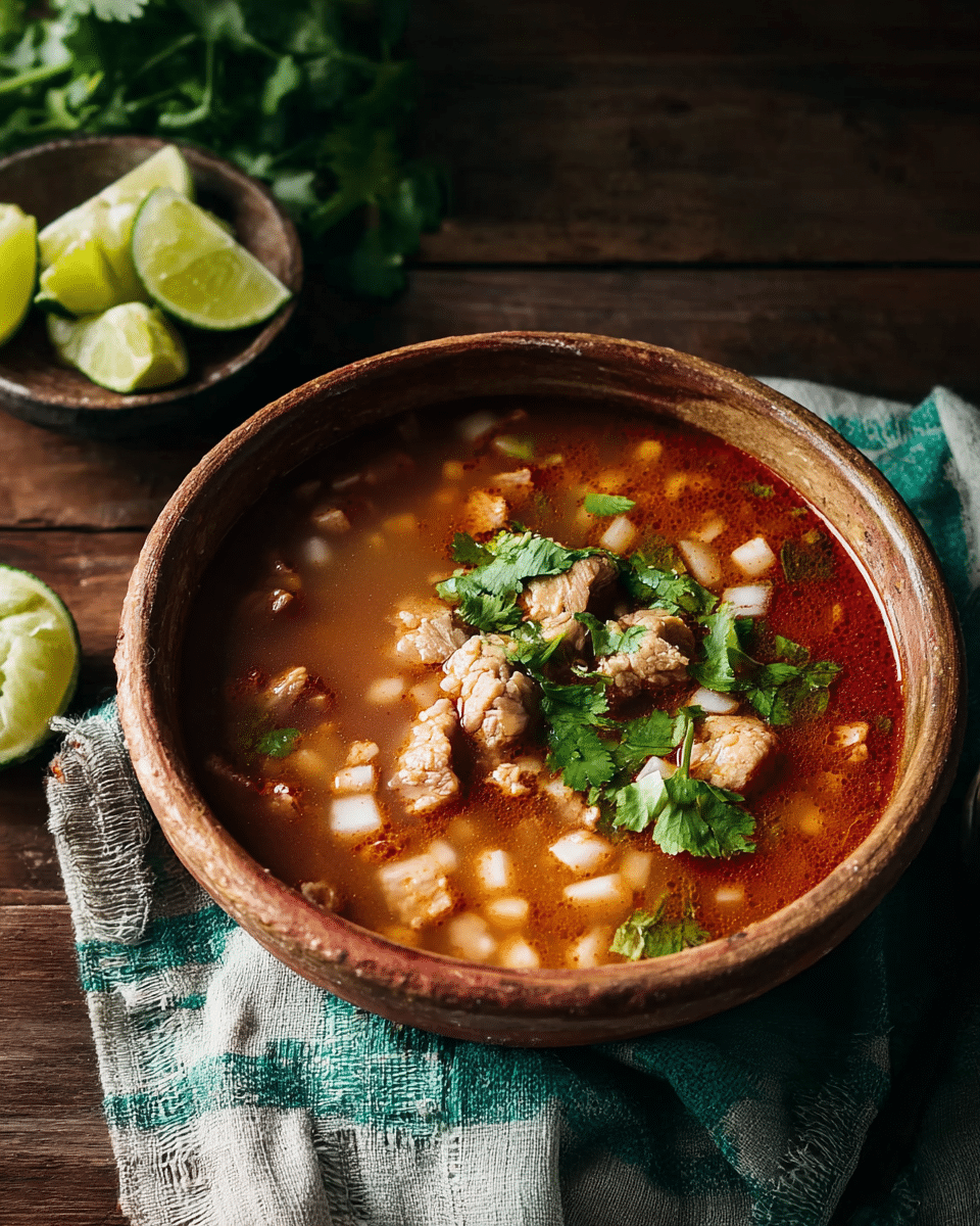 Traditional Mexican Red Menudo: A Hearty Comfort Dish