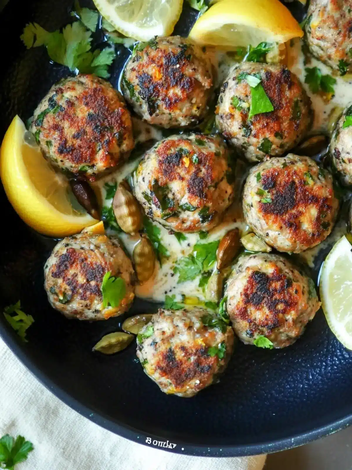 Ultimate Moroccan Meatballs with Cardamom and Lemon Delight