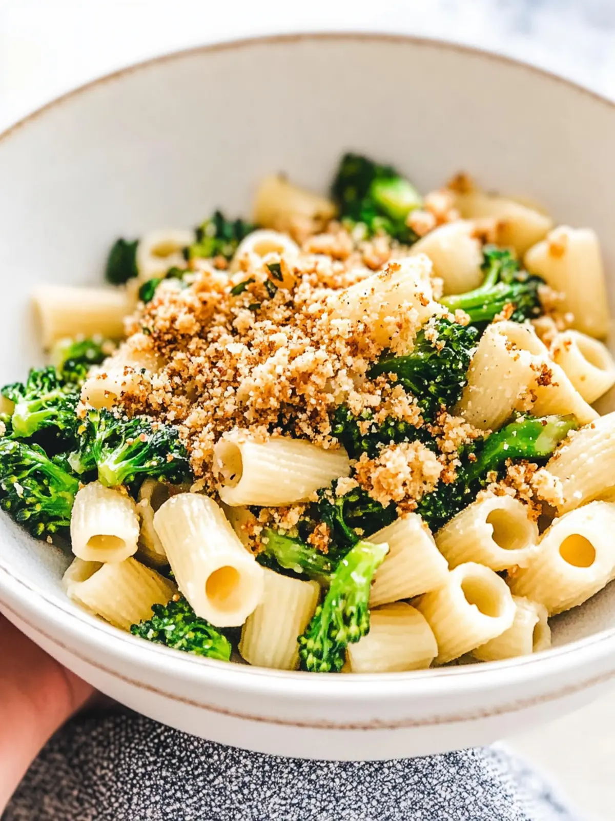 Easy Pasta with Broccolini and Toasted Breadcrumbs in 30 Minutes