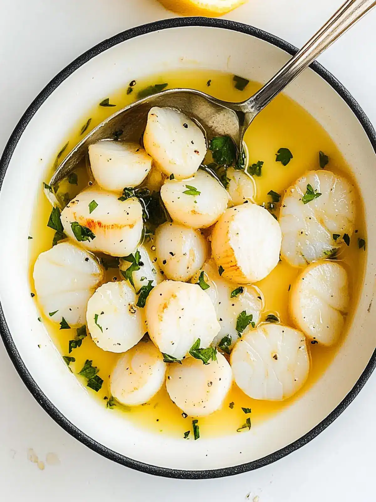 Easy Sautéed Bay Scallops in Irresistible Lemon Butter