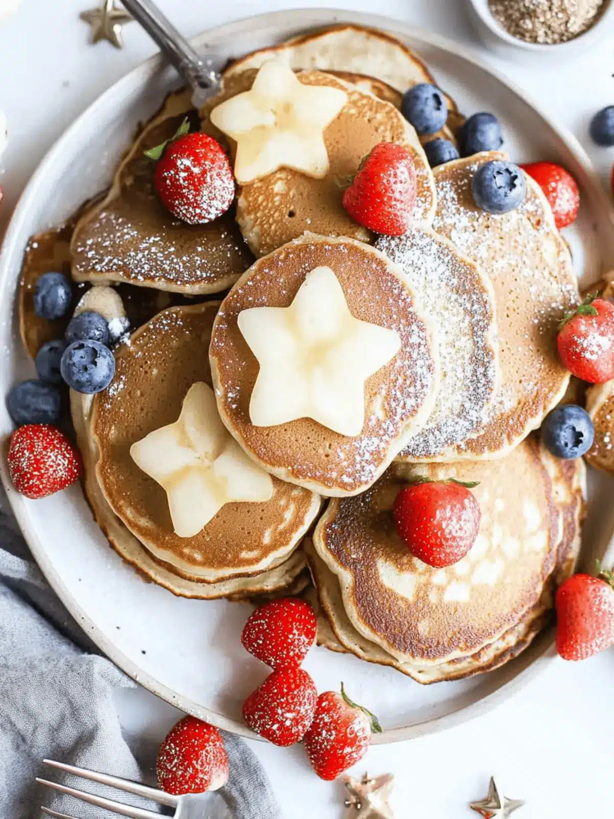 Irresistibly Fluffy Gingerbread Pancakes for Holiday Cheer