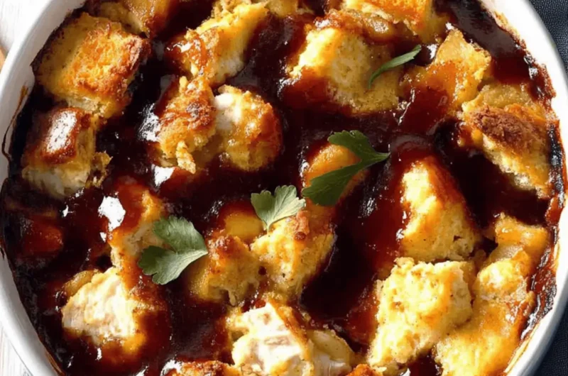 BBQ Chicken and Apple Bread Pudding for Ultimate Comfort