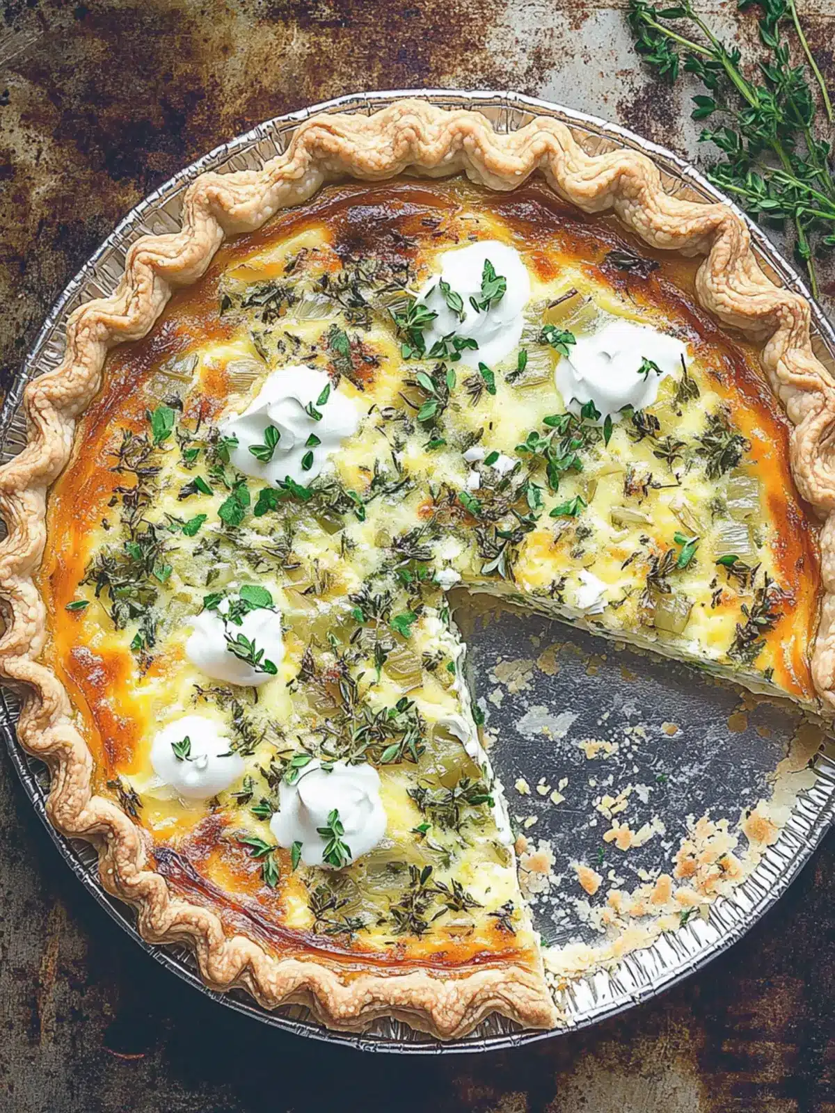 Easy Sweet Onion and Herb Quiche: Deliciously Comforting