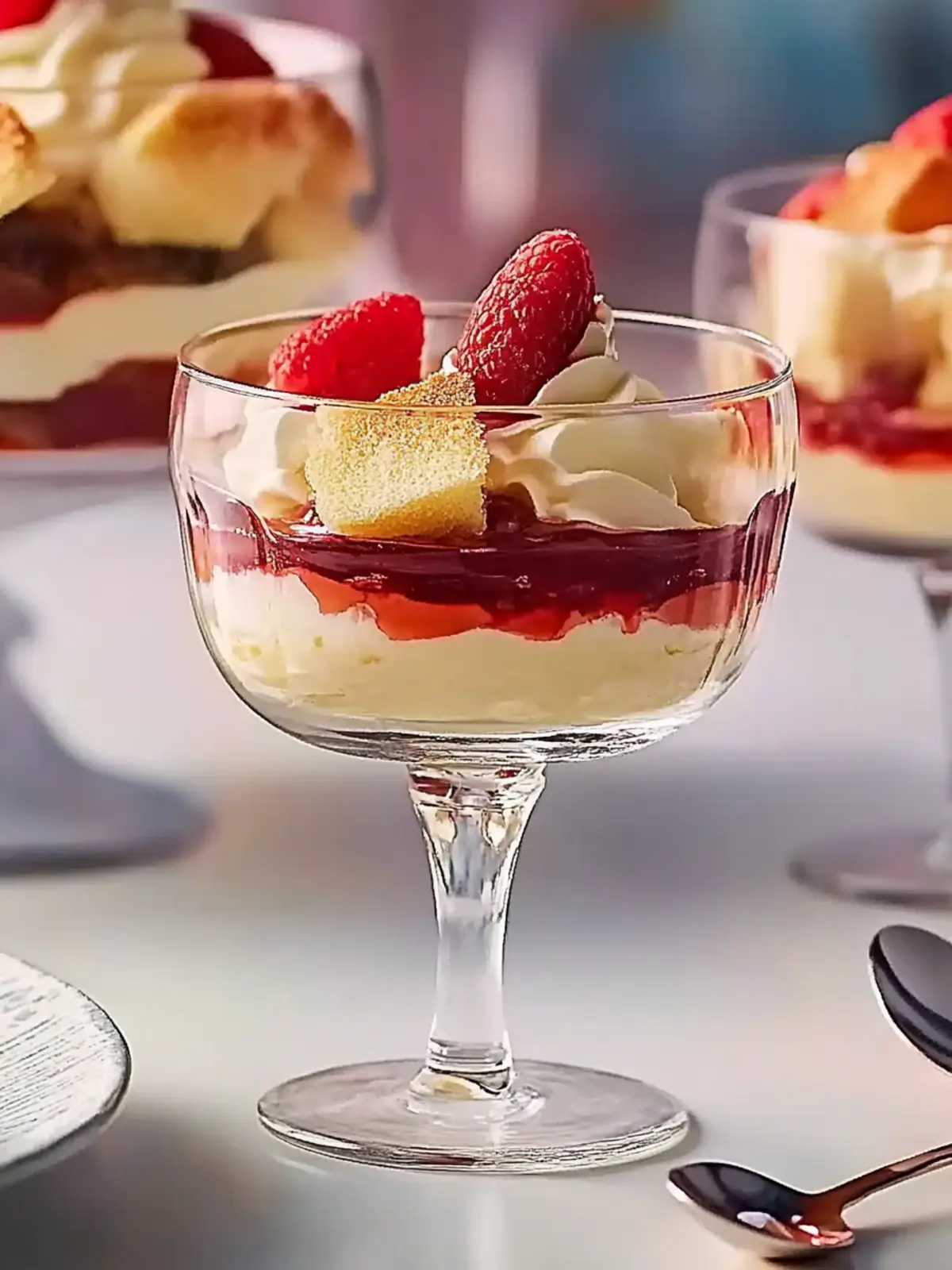 Irresistible Bakewell Trifles with Cherry and Almond Magic