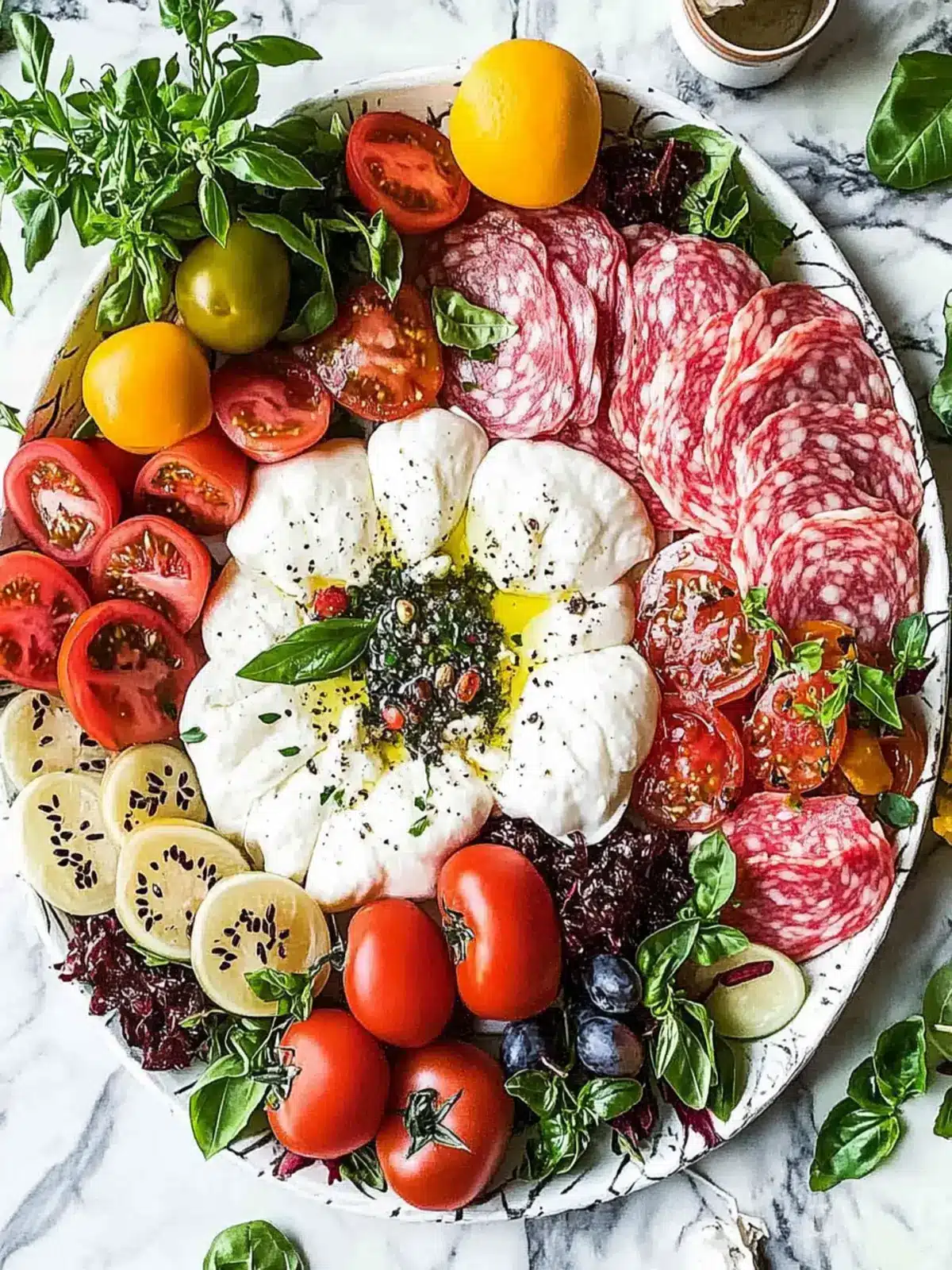 Ultimate Burrata Platter with Heirloom Tomatoes for a Delicious Summer