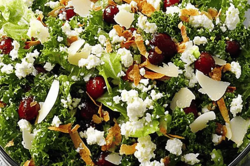 World’s Best Kale Salad with Irresistible Honey-Lime Dressing