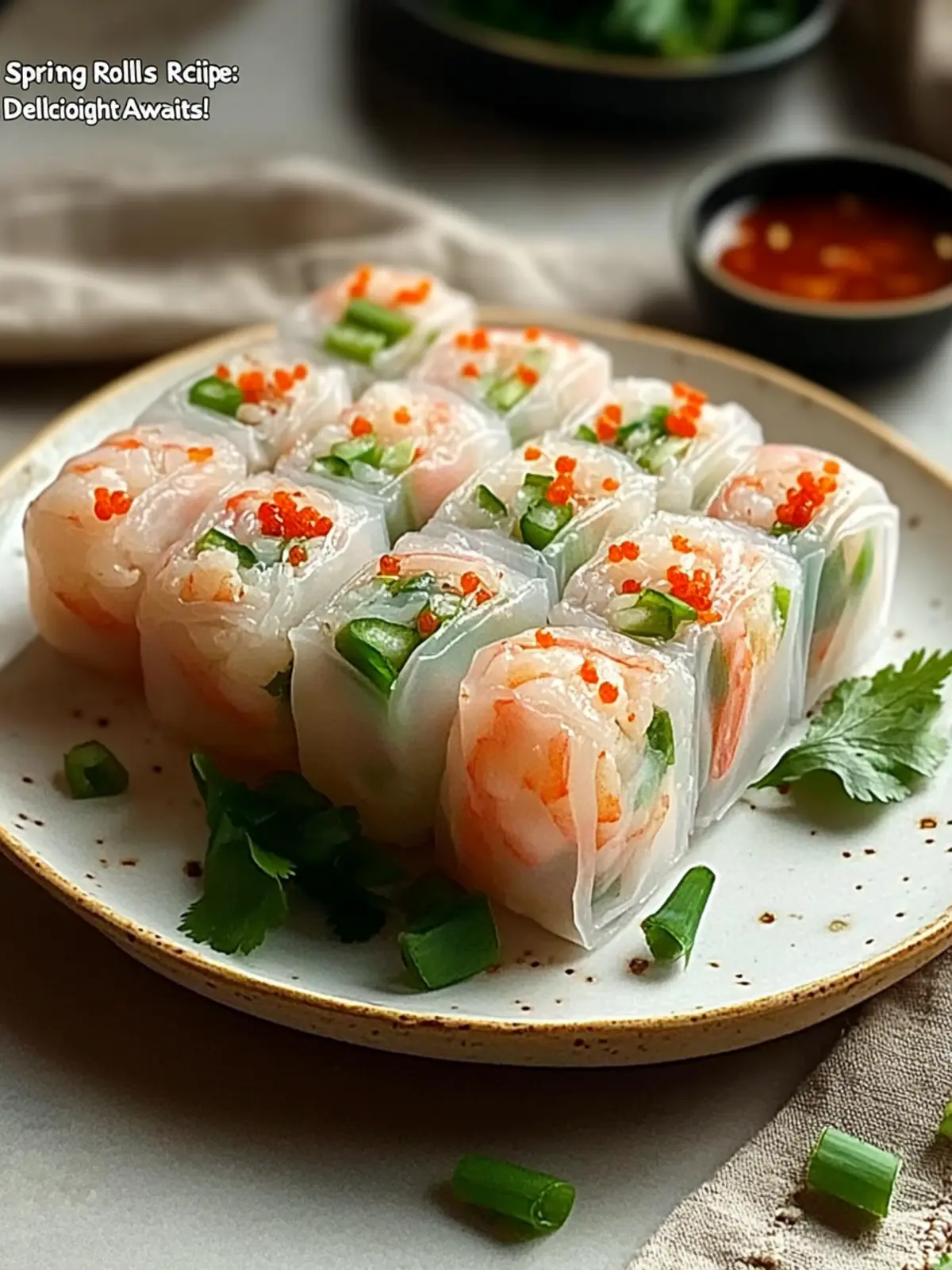 Irresistible Shrimp Spring Rolls Recipe: A Delicious Delight