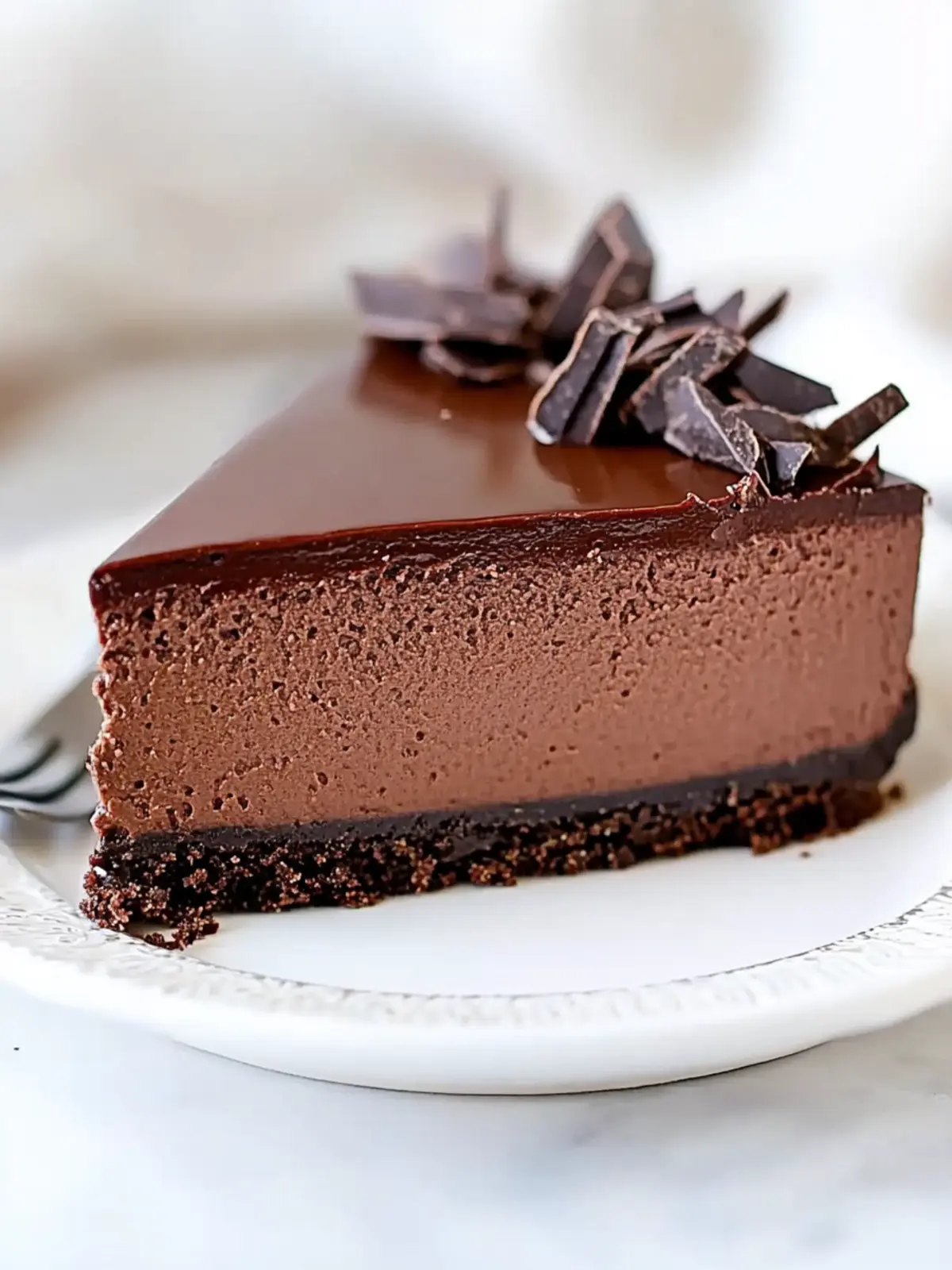 Ultimate Chocolate Cheesecake That's Irresistibly Delicious
