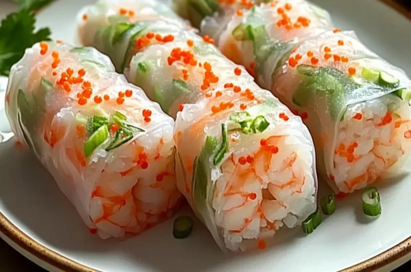 Irresistible Shrimp Spring Rolls Recipe: A Delicious Delight