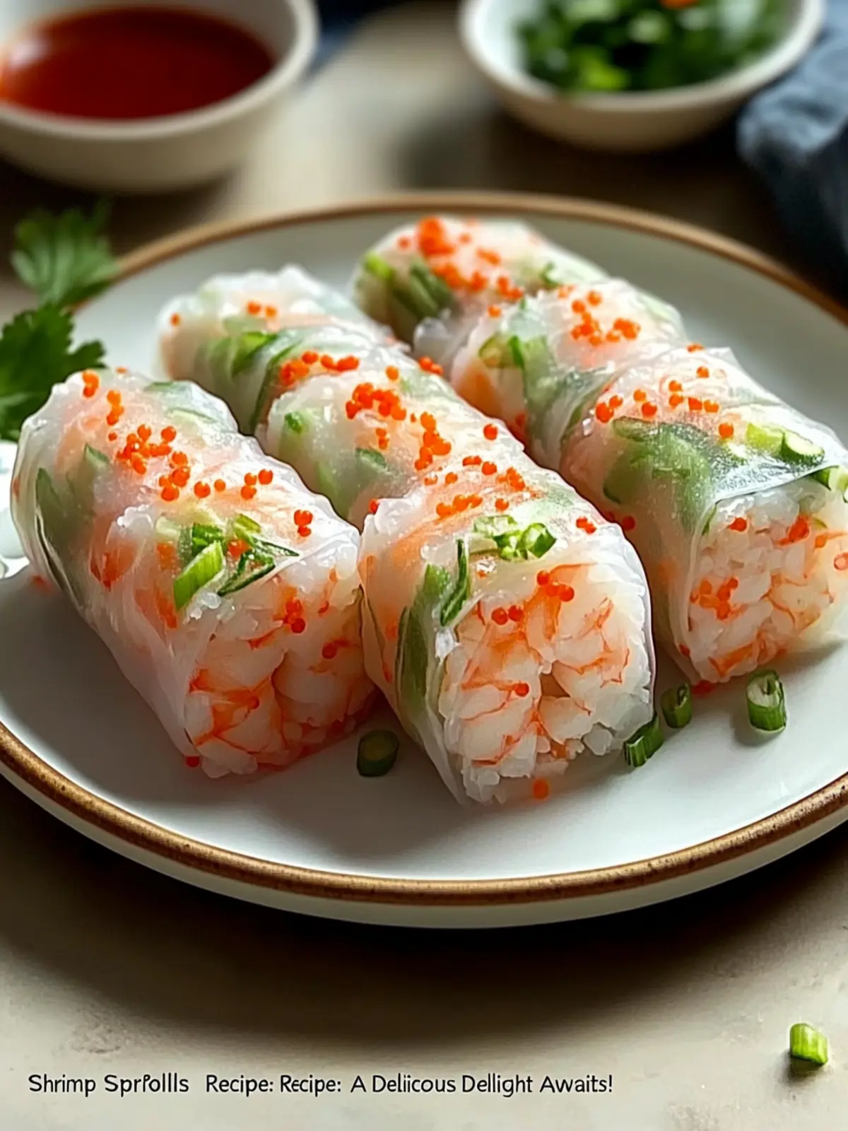 Irresistible Shrimp Spring Rolls Recipe: A Delicious Delight