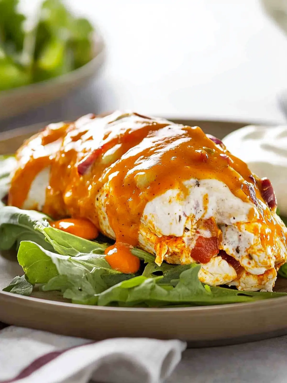 Irresistible Stuffed Buffalo Chicken for Ultimate Comfort Food
