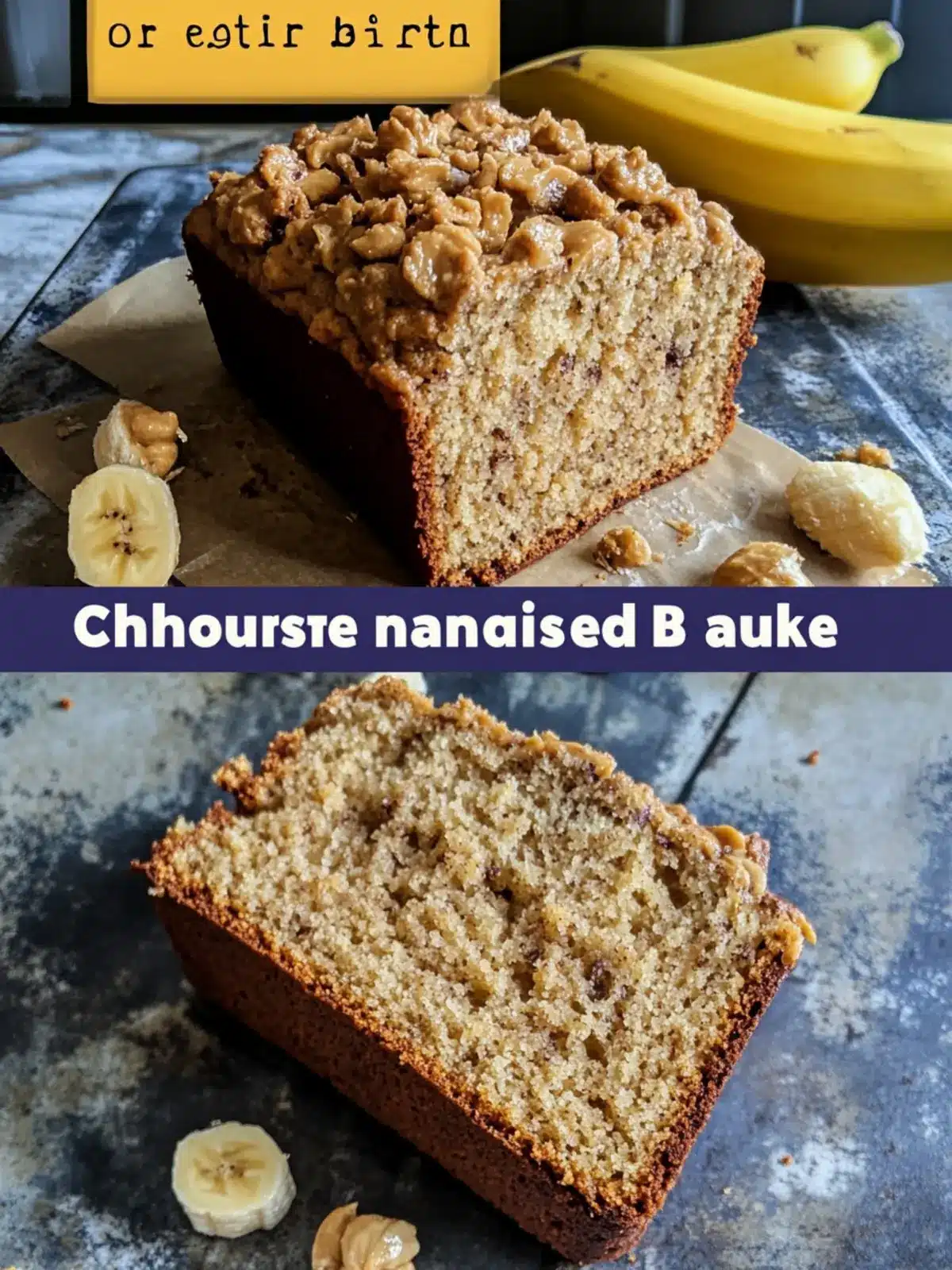 Irresistible Chunky Peanut Butter Banana Bread for Comforting Bliss