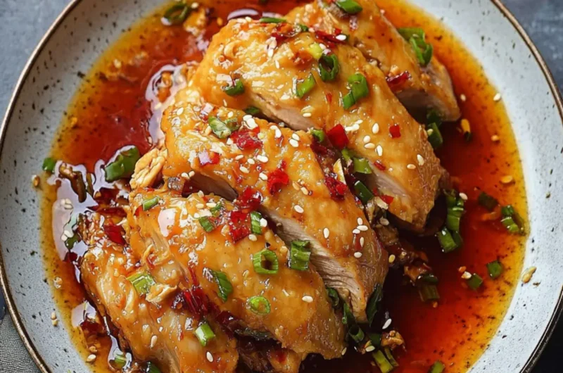 Irresistible Mouth-watering Chicken Kou Shui Ji for Dinner