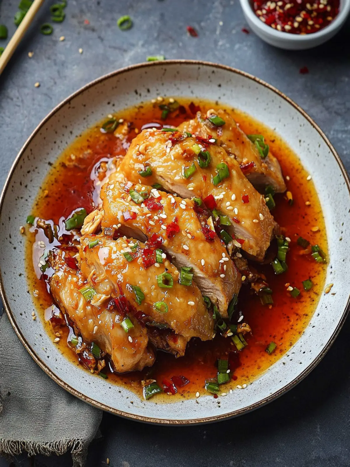 Irresistible Mouth-watering Chicken Kou Shui Ji for Dinner