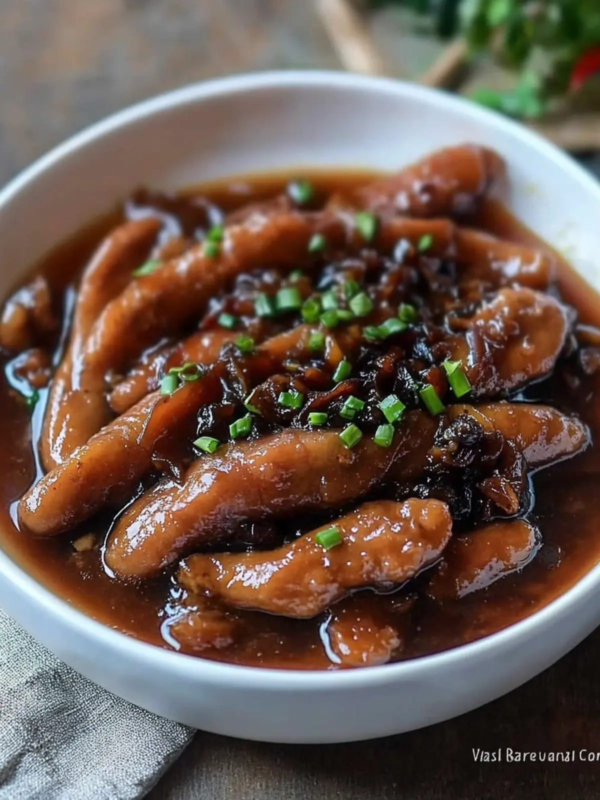 Easy Chicken Feet in Oyster Sauce with Salted Black Beans