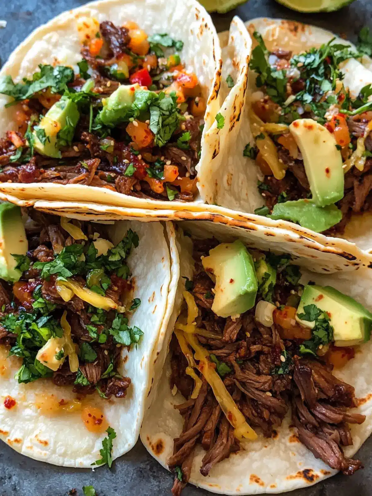 Irresistible Simple Slow-Cooked Korean Beef Soft Tacos Recipe