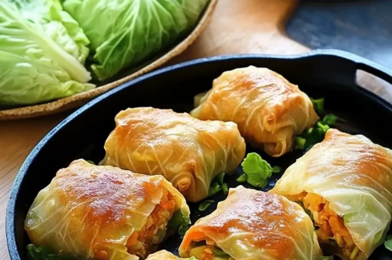 Ultimate Crispy Chinese Cabbage Rolls with Delicious Filling