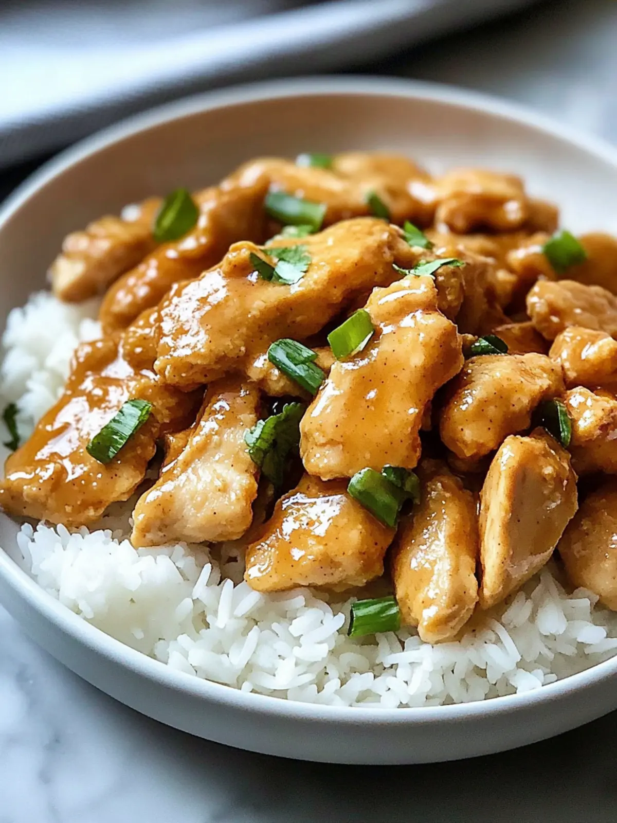 Irresistible Chinese Peanut Butter Chicken in Just 30 Minutes