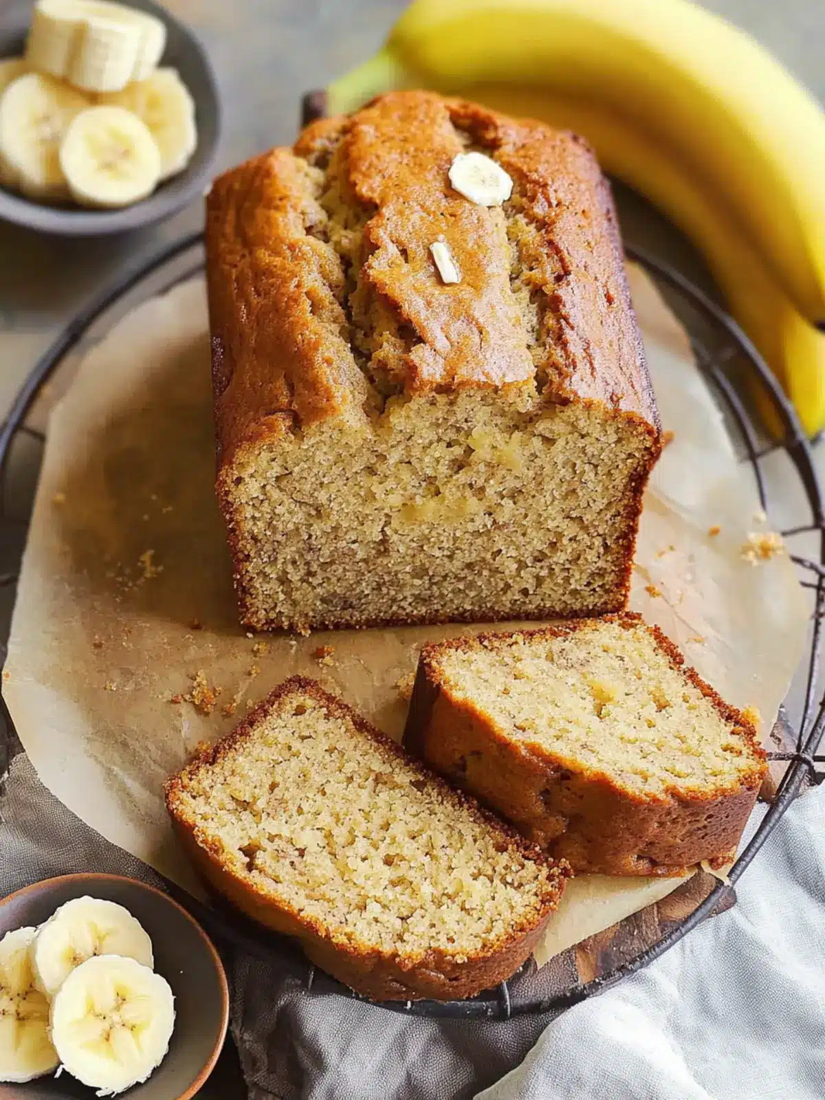Ultimate Super Moist Cottage Cheese Banana Bread Recipe